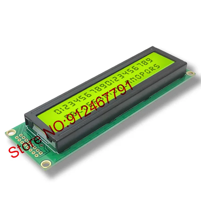 1pcs 2402 24x2 Character Lcd Module Display Screen Lcm Yellow Green Lcd ...