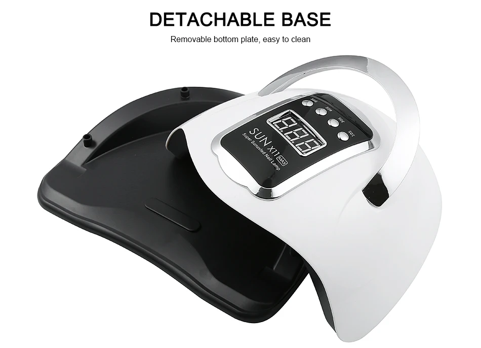 SUN X10 MAX-Lampe LED UV pour Sèche-Ongles,Manucure,Gel VarjuvenNail avec Détection de Mouvement ...