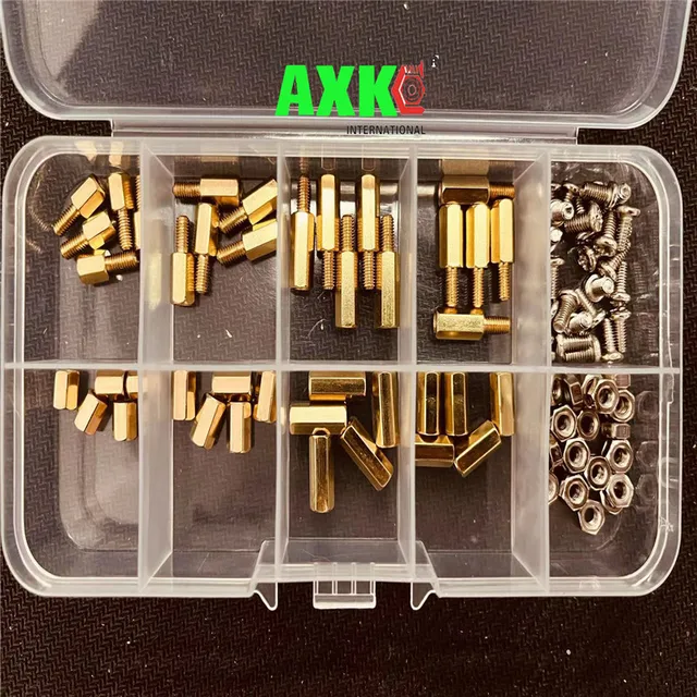 Axk 100Db M3 Hím Anya Sárgaréz Landoff Spacer Hex Csavarok Választéka ...