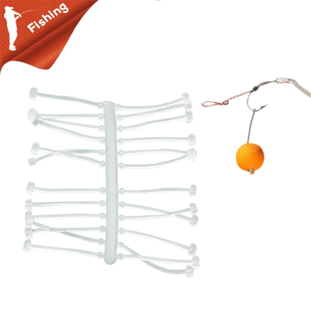 5Cards-120Stops-Carp-Fishing-Hair-Rig-Fishing-Bait-Stop-Pop-Up-Rig ...