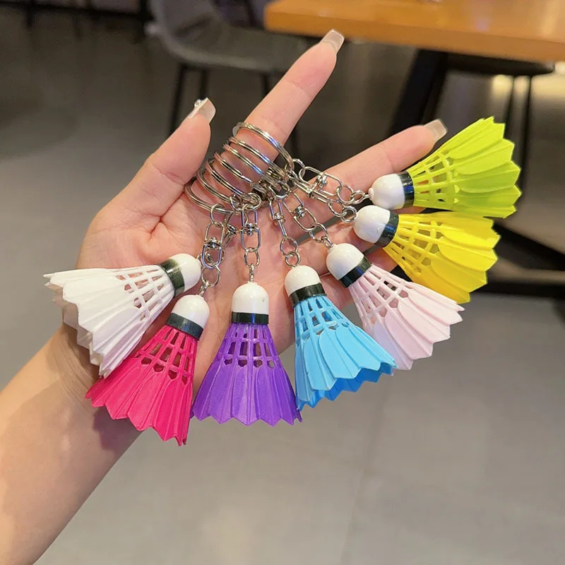 Creative-Badminton-Keychain-Mini-Sports-Badminton-Keyring-Pendant-For ...