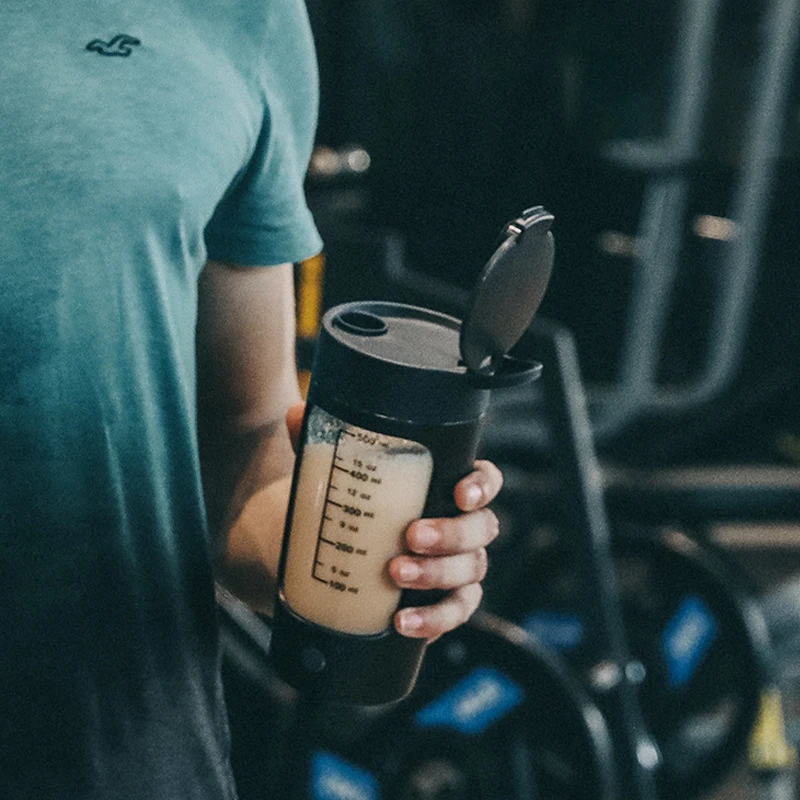 Electric Protein Powder Shaker Bottle | Travel Protein Powder - 650ml ...