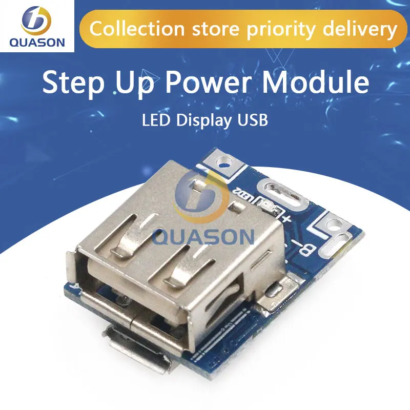 5V 부스트 컨버터 스텝 업 전원 모듈, 리튬 배터리 충전 보호 보드, LED 디스플레이, USB, DIY 충전기, 134N3P ...