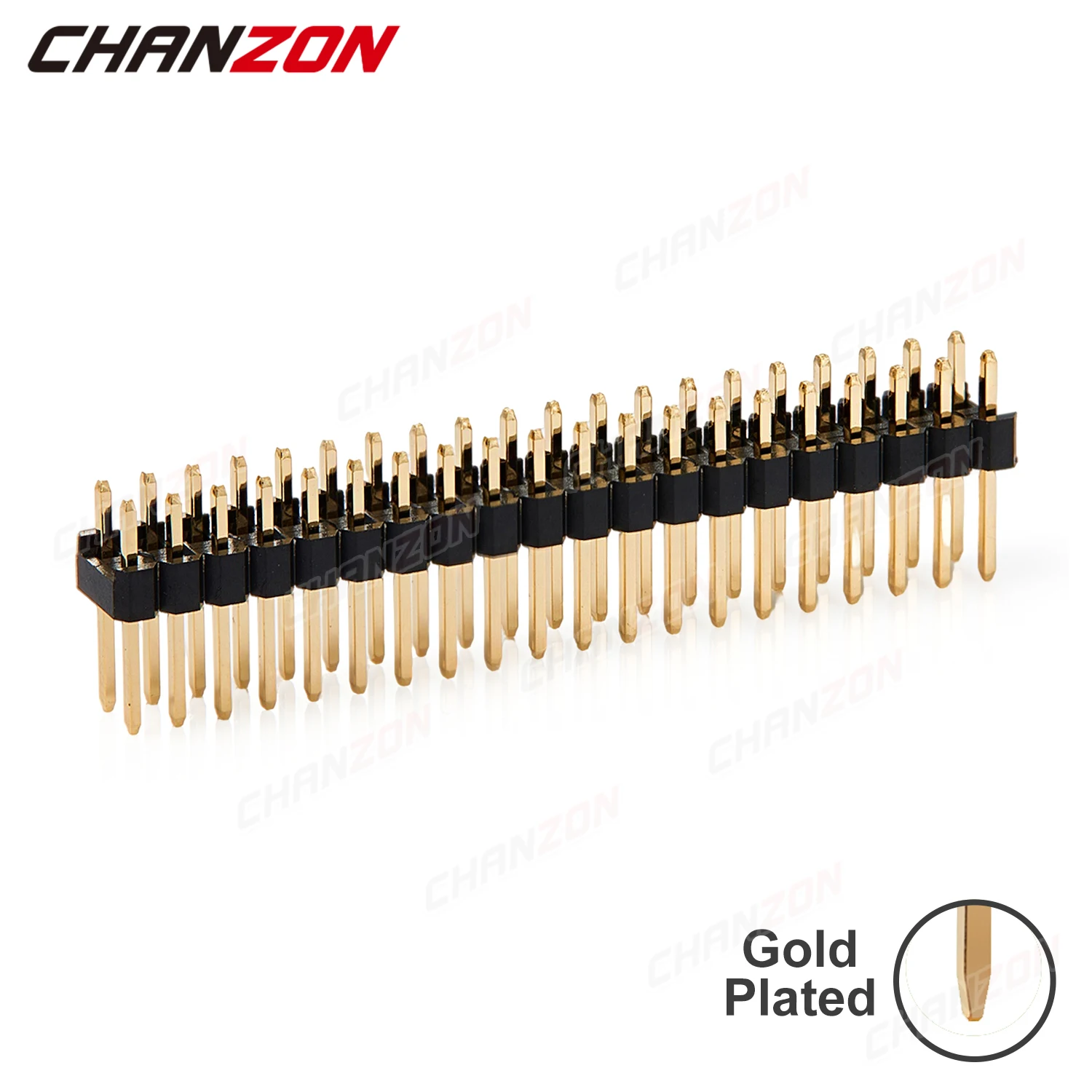 2x20 20pin Male Double Row Gpio Pin Dual Header Pins Two Rows 2.54mm ...