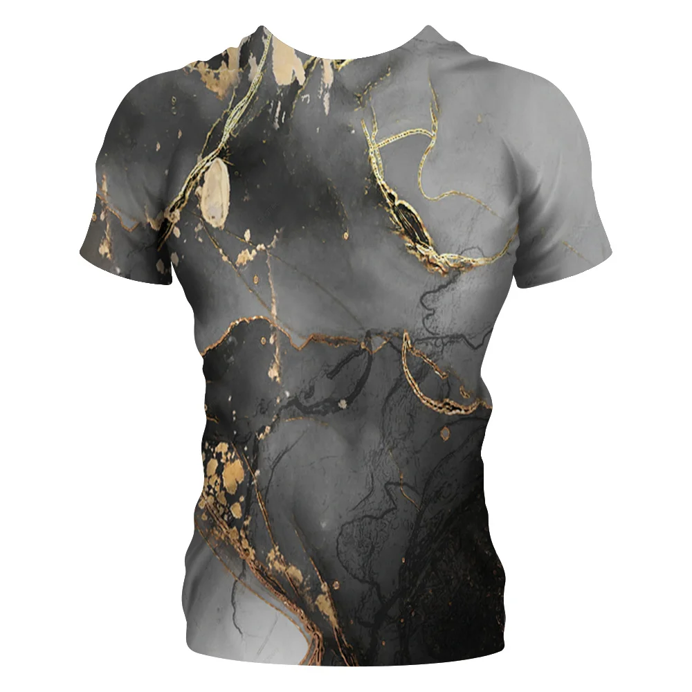 Vintage-Texture-Print-Men-s-T-shirt-Tops-Summer-O-neck-Casual-Short ...