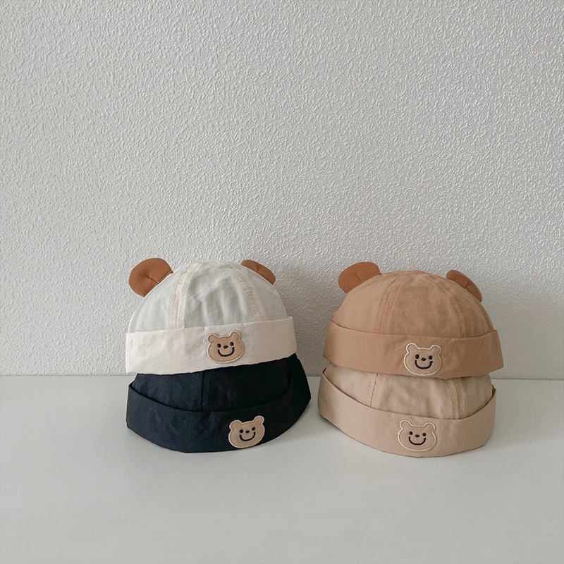 Summer-Children-Quick-Dry-Landlord-Hat-Cute-Bear-Ears-Kids-Melon-Cap ...