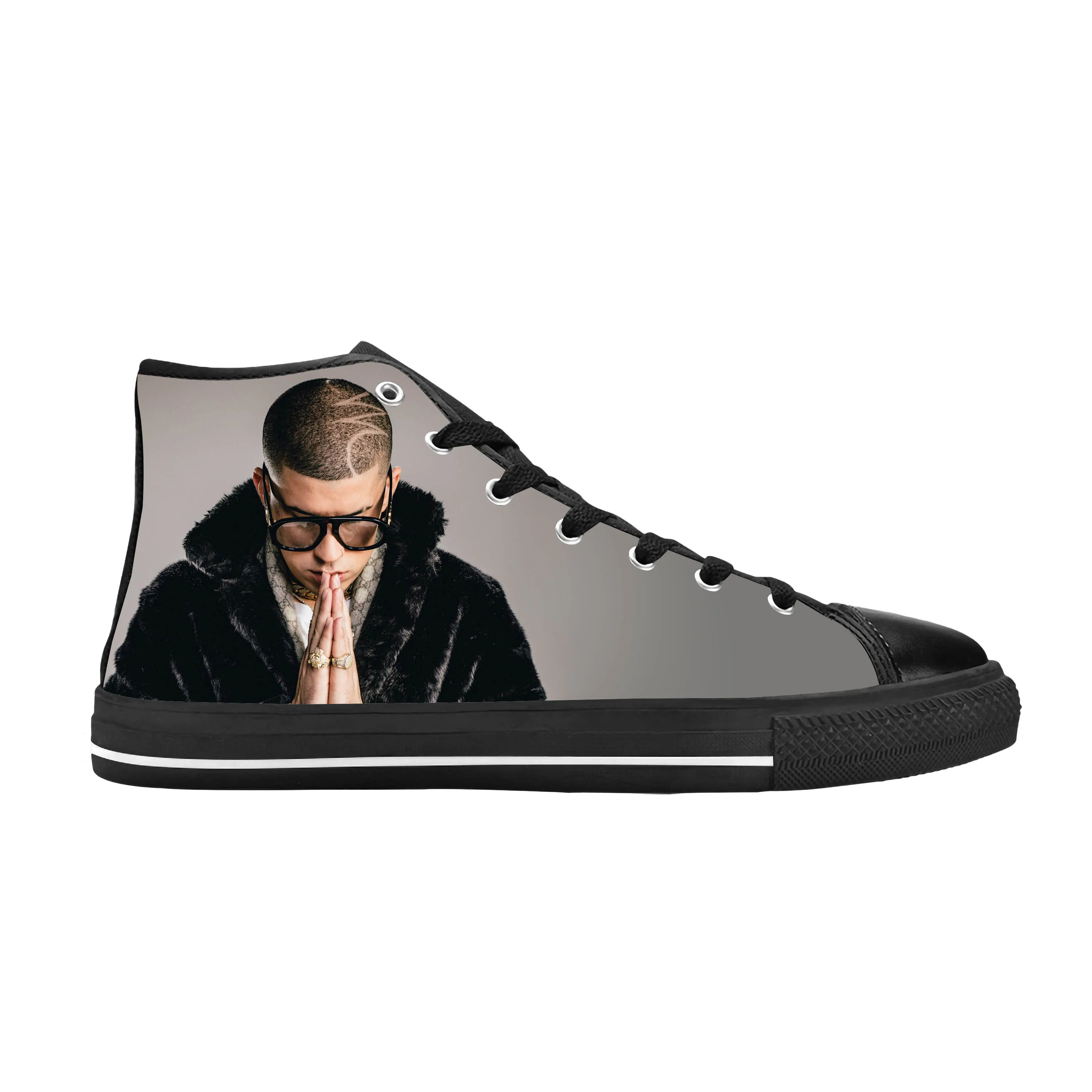 Bad-Bunny-Hip-Hop-Singer-Rap-Rapper-Music-Fashion-Casual-Cloth-Shoes ...