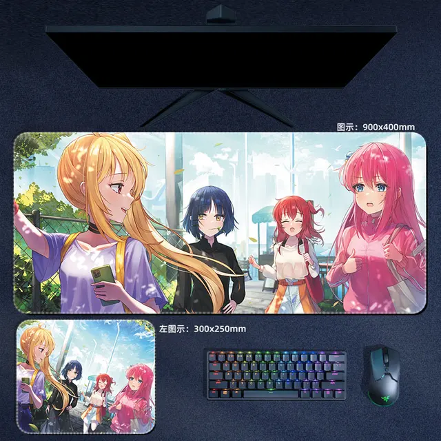 Anime Bocchi the Rock! Mouse Pad Gotou Ryou Nijika kuyo Hitori Mousepad ...