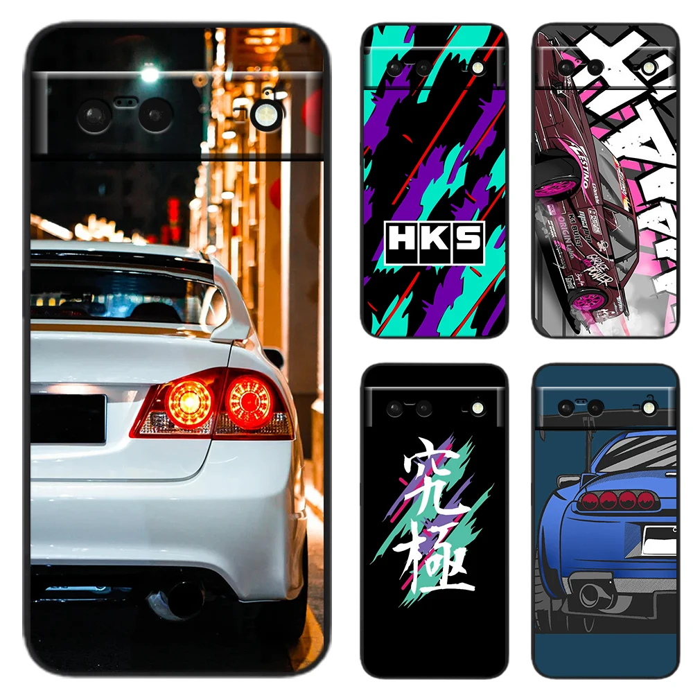 Cool Car HKS JDM Accessories Phone Case For Google Pixel 4 4A 5 5A XL 6 ...