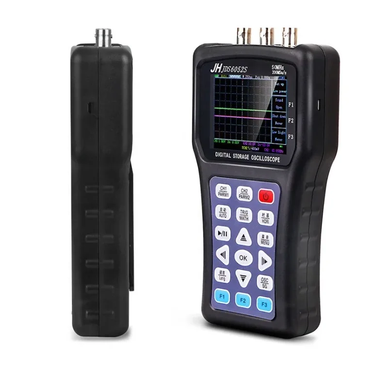 Handheld Digital Oscilloscope 2 Channels Portuguese Russian Spanish ...