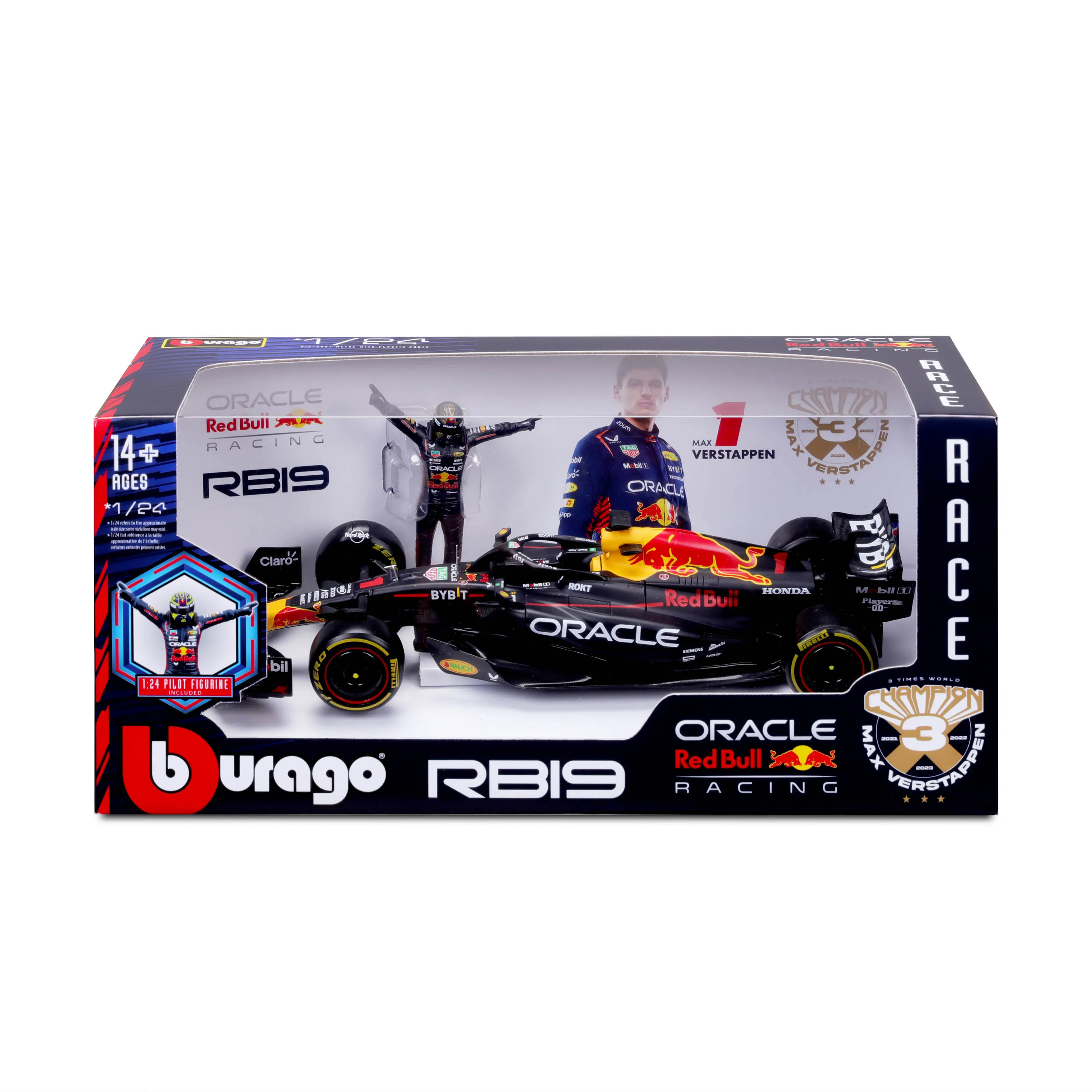 Bburago-1-24-Oracle-RB19-RedBull-Racing-2023-Figure-Max-Verstappen ...