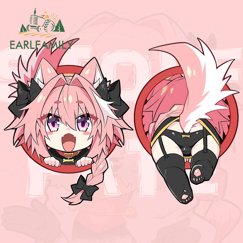 EARLFAMILY-13cm-Astolfo-Chibi-Car-Sticker-Graphics-Sunscreen-Decal ...