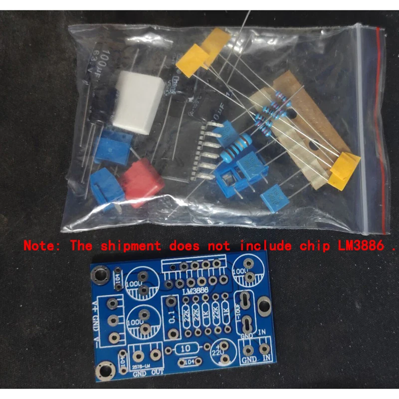 DIY KITs LM3886 Amplifier Board Mono Fever Amplifier (Without Chip LM3886)