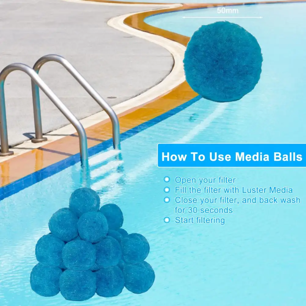 1-Bag-Pool-Filter-Ball-Water-Saving-Effective-Keep-Keep-Clean-Swimming ...