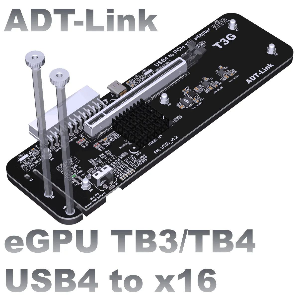 ADT-Link-USB4-externo-para-conector-PCIex16-Adaptador-eGPU-UT3G-para ...