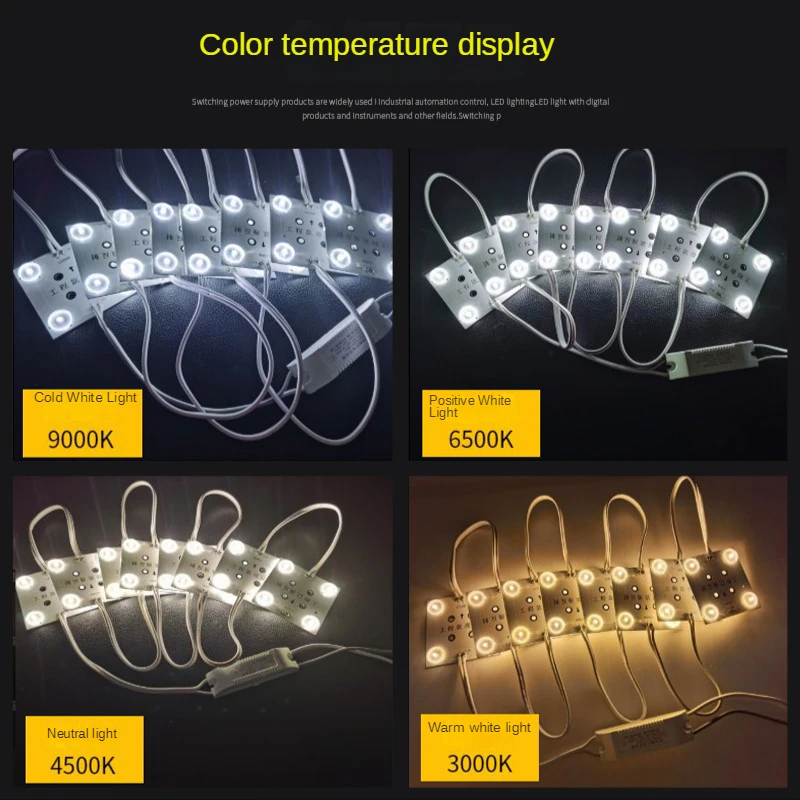 AC-220V-Samsung-Chip-LED-Module-Light-4LEDs-1W-Super-Bright-Advertising ...