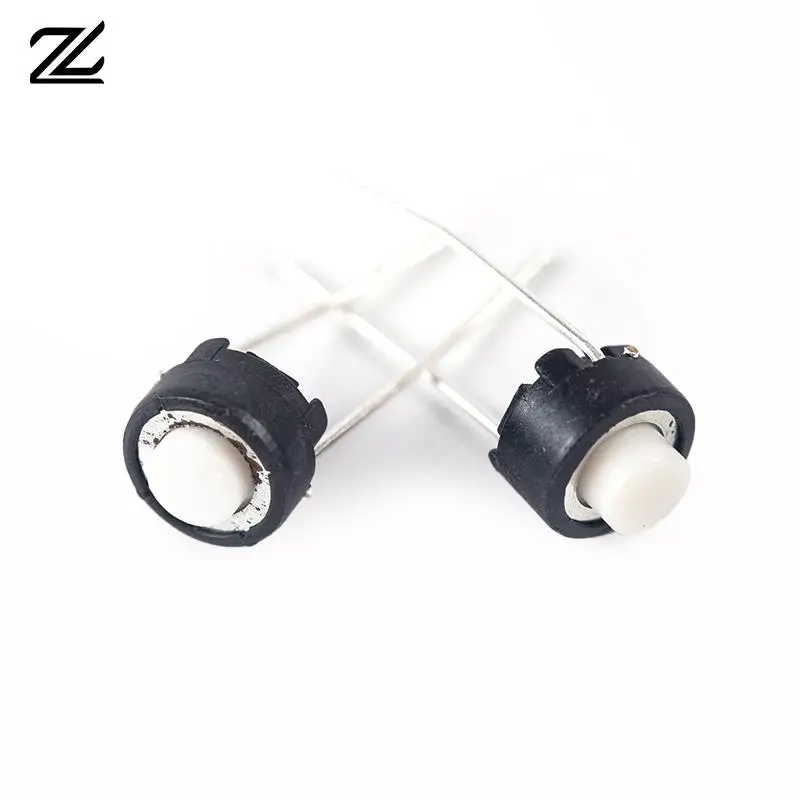 50pcs-Tact-Switch-White-Black-Touch-Switch-6-6-5mm-DIP-Tactile-Push ...