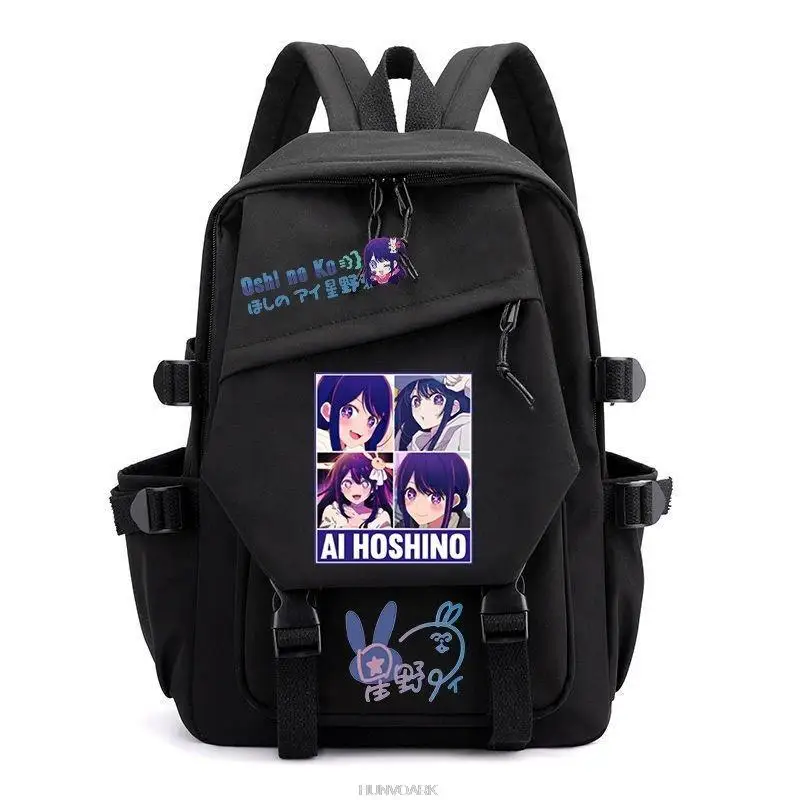 Anime-oshi-no-ko-Backpacks-Ai-Hoshino-Multi-Pocket-Nylon-School ...