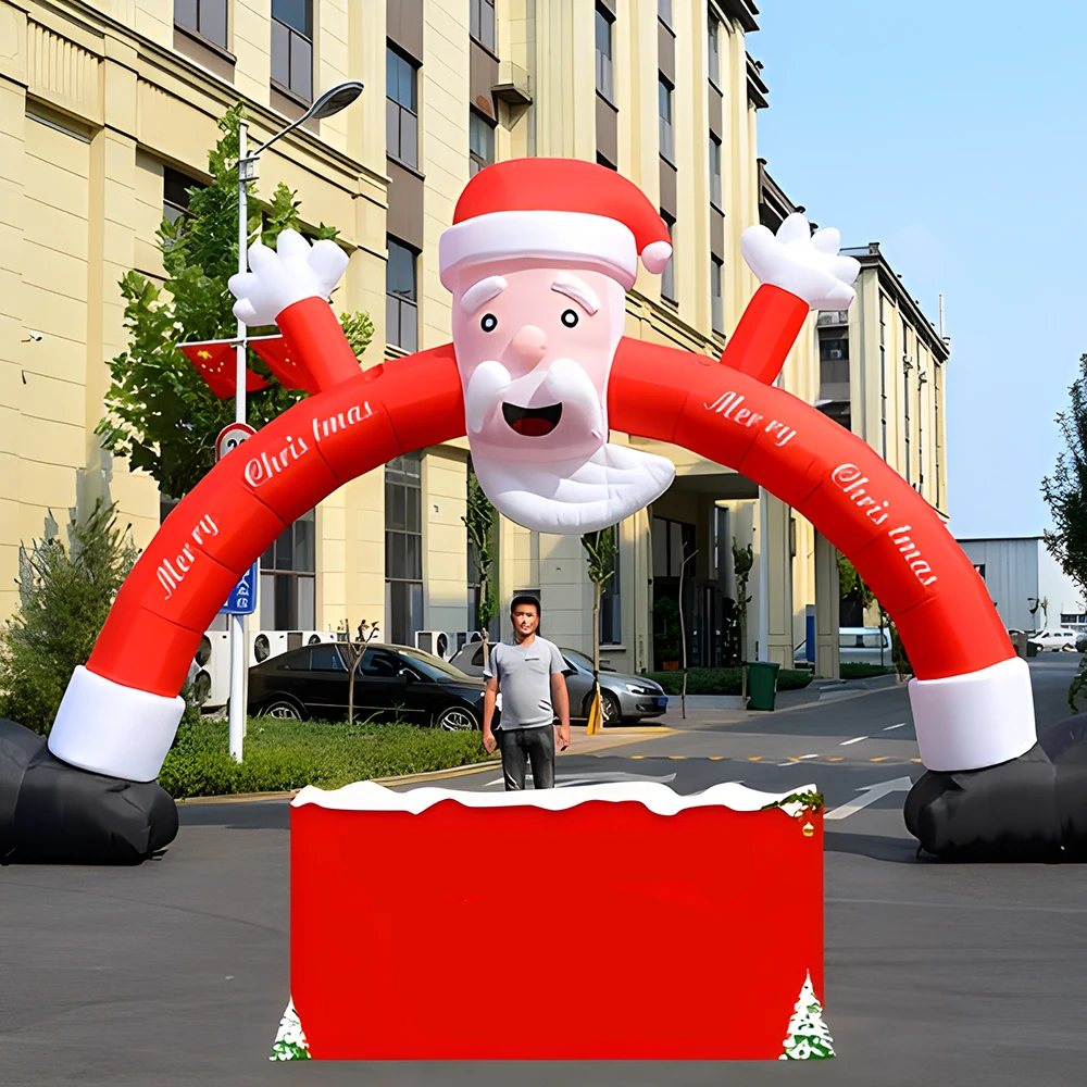 2023-New-Design-Inflatable-Santa-Claus-Arch-Christmas-Promotion-Archway ...