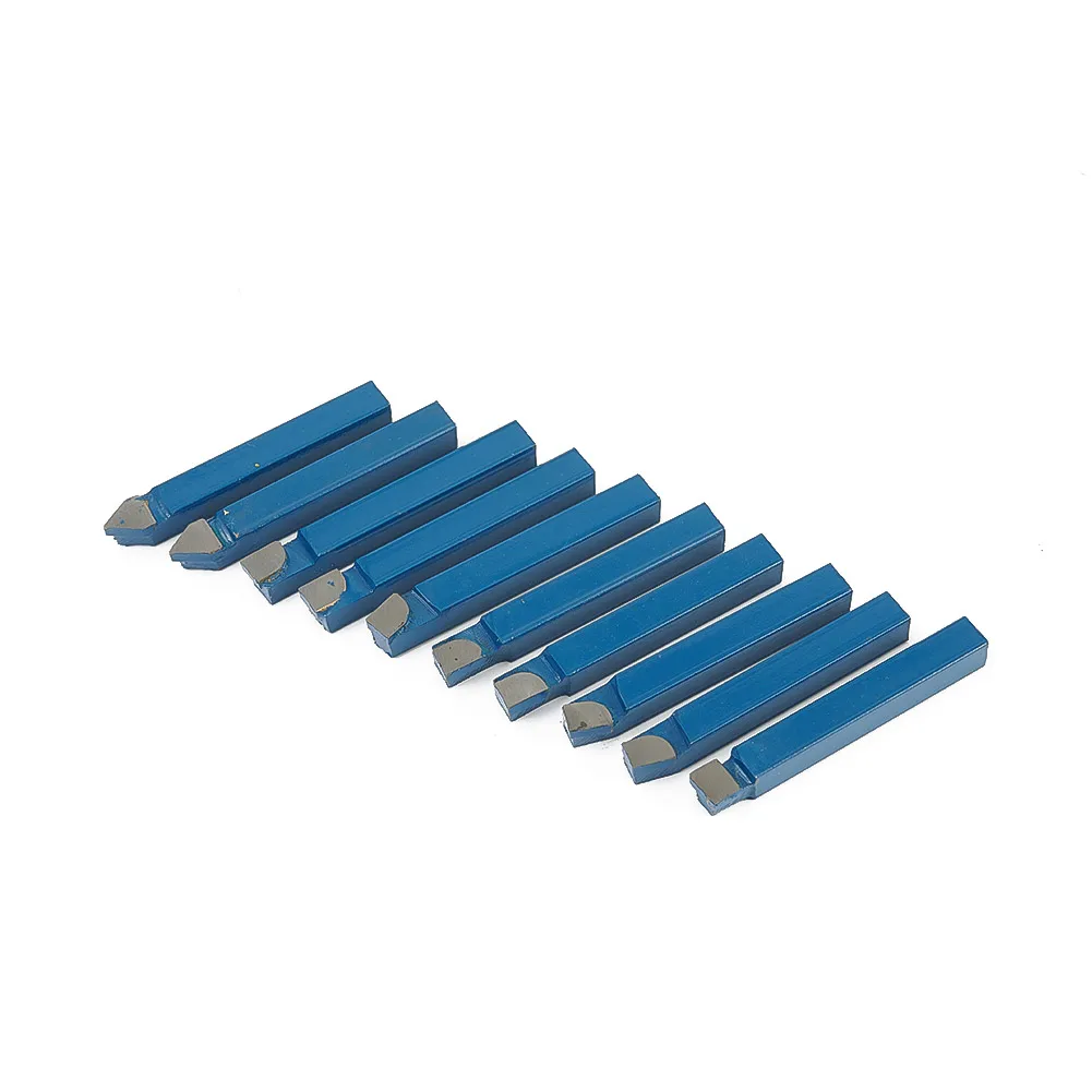 10Pcs-1-4-Carbide-Tip-Tipped-Cutter-Tool-Bit-Cutter-Set-Metal-Lathe ...