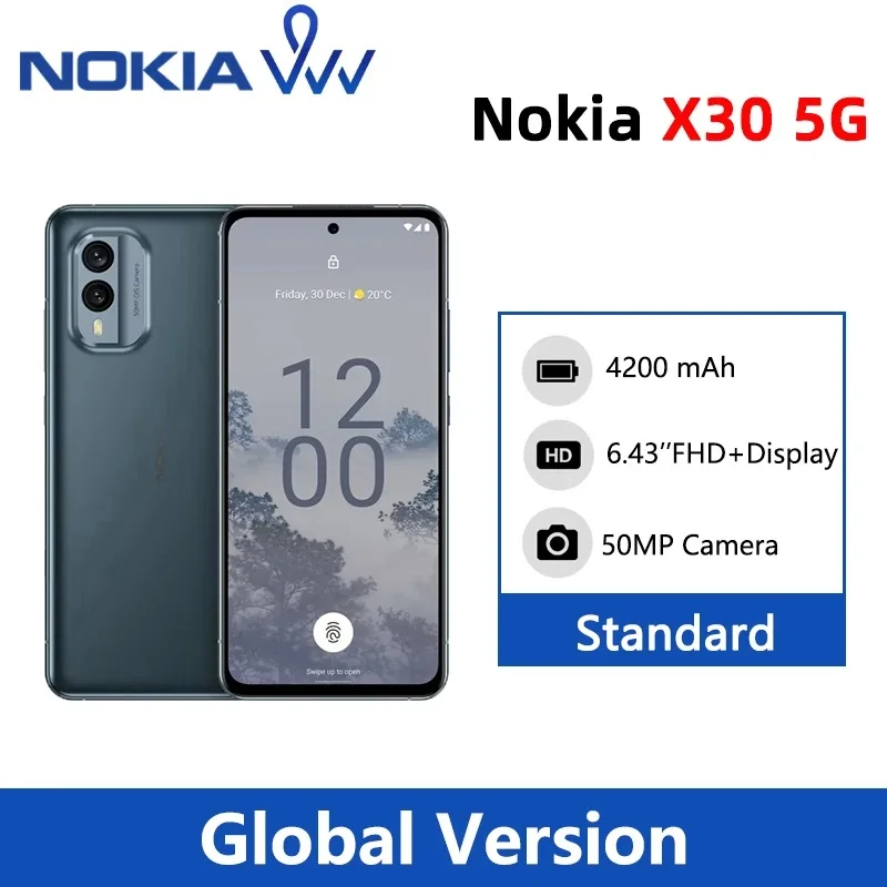 Nokia-X30-5G-Smartphone-8GB-256GB-90HZ-6-43-inch-FHD-Display-4200mAh ...
