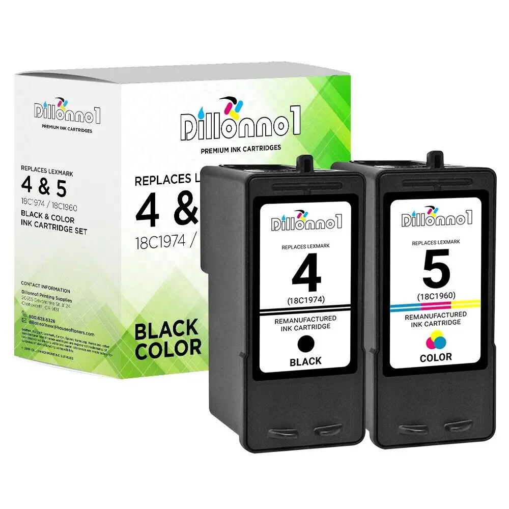 2pk-For-Lexmark-4A-Black-5A-Color-Combo-For-X2690-X4690-X5690-Printer ...