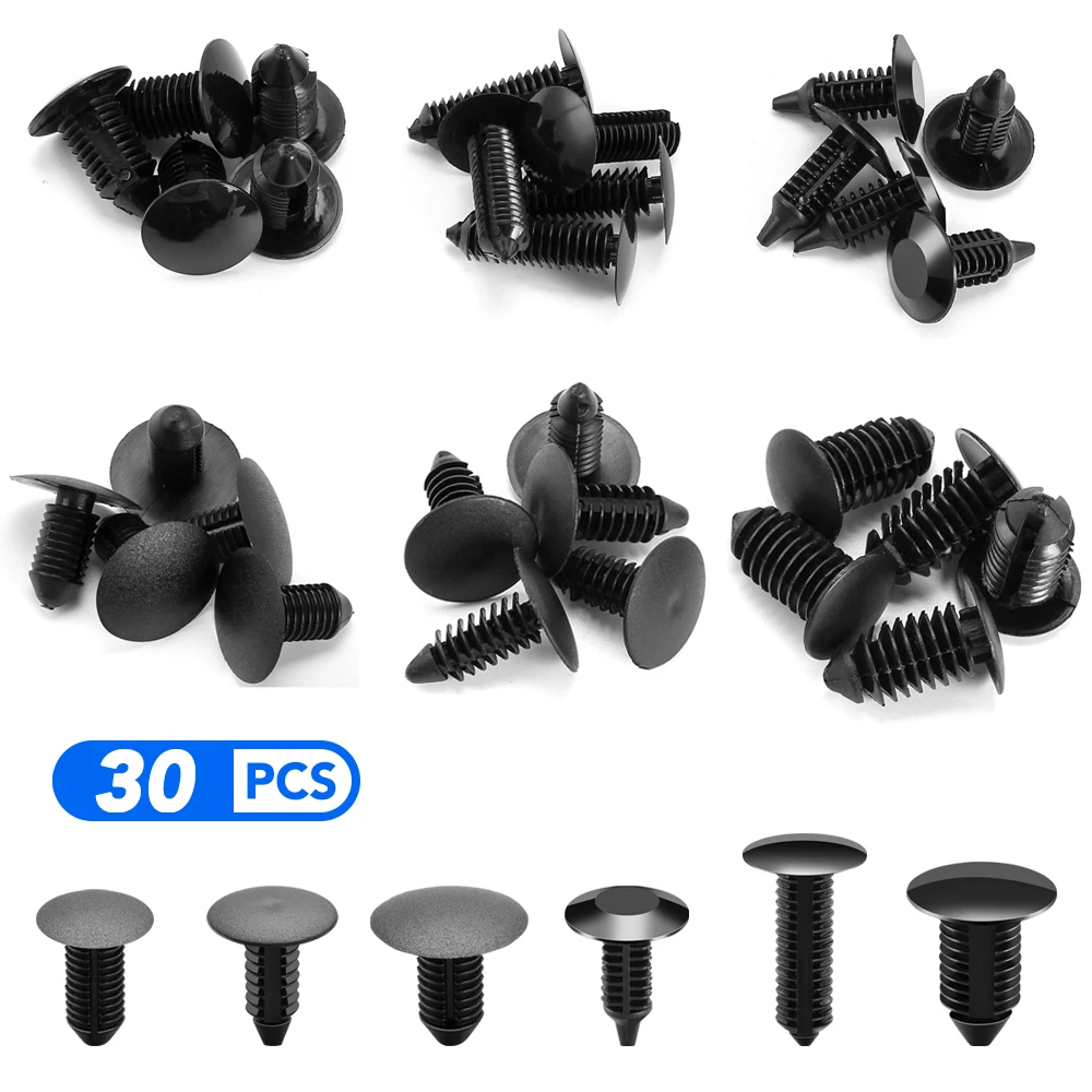 6-Size-30Pcs-Auto-Fastener-Clips-for-Toyota-Corolla-Yaris-Rav4-Avensis ...