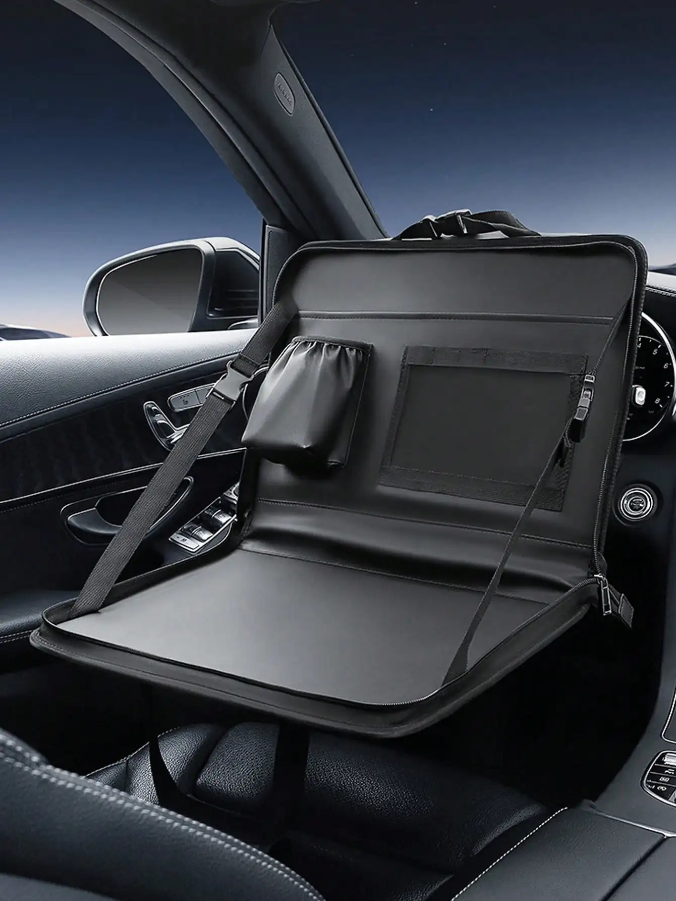 Multifunctional Car Steering Wheel & Seat Back Table – Universal for ...