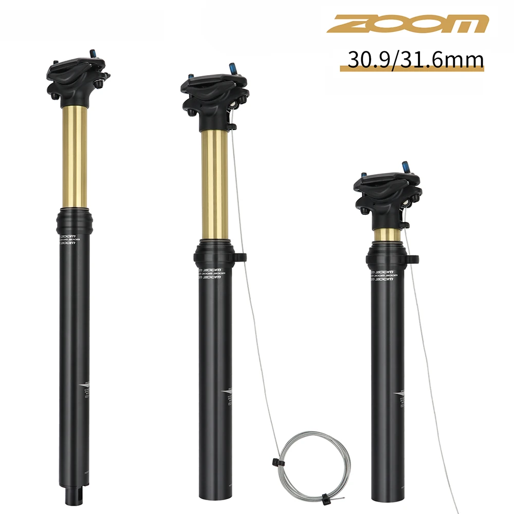 ZOOM-Dropper-Bike-Seatpost-30-9-31-6mm-Remote-Control-Aluminum-Alloy-DH ...