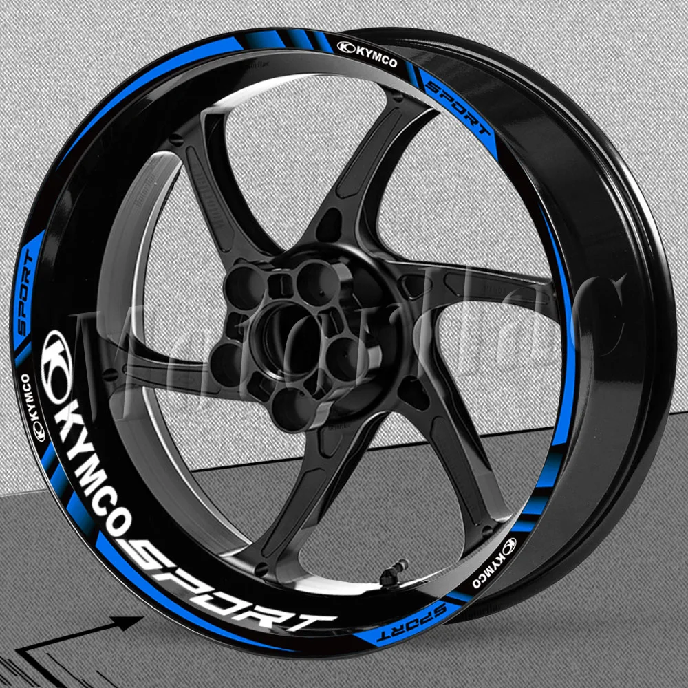 Motorcycle Wheel Sticker Rim Decal Stripe Tape Accessories For KYMCO ...