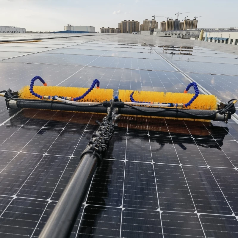 Photovoltaic-panel-cleaning-roller-brush-brushless-motor-tool-Solar ...