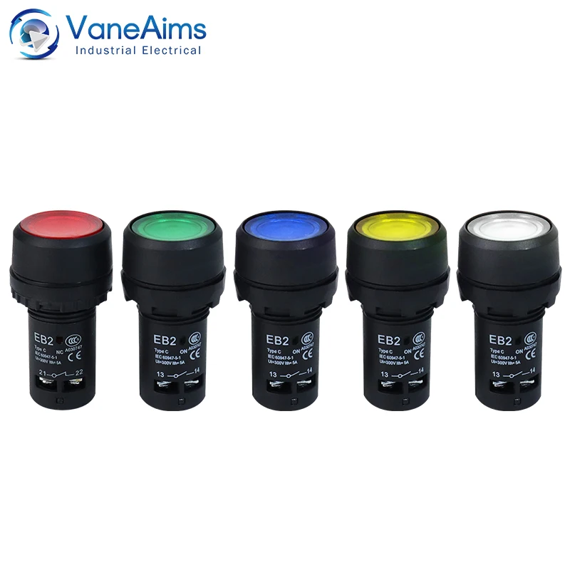 EB2-Illuminated-Push-Button-Switch-On-Off-12V-24V-220V-Led-Light ...