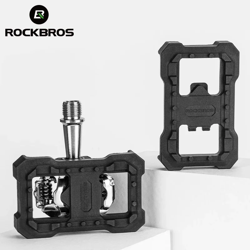 ROCKBROS-Flat-pedal-adapter-Clipless-Platform-Adapter-Pedal-for-Shimano-SPD-Speedplay-Cycling ...