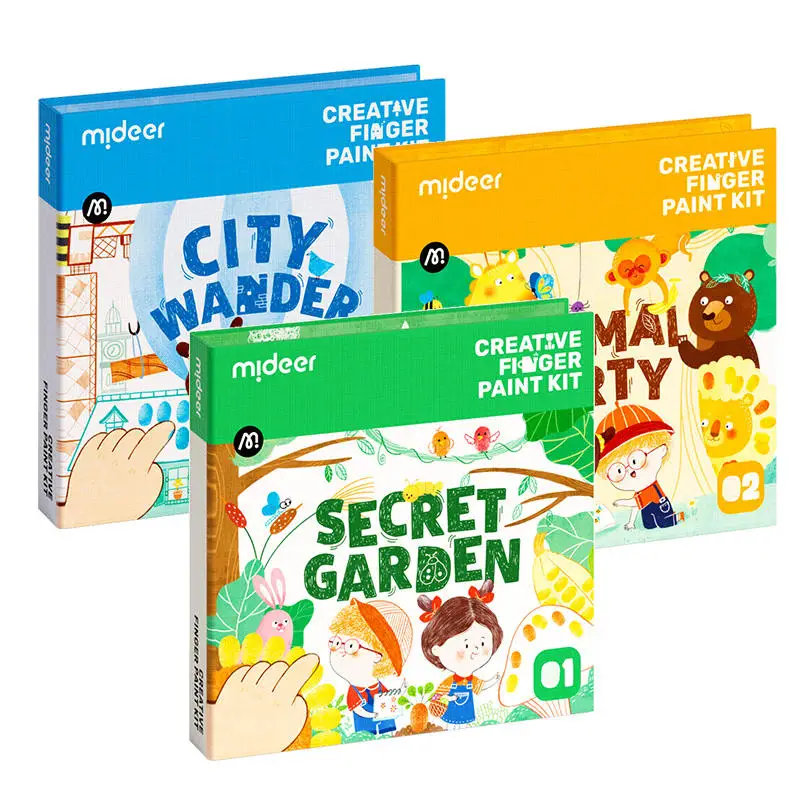 mideer-Children-s-finger-printing-painting-book-for-kids-washable ...