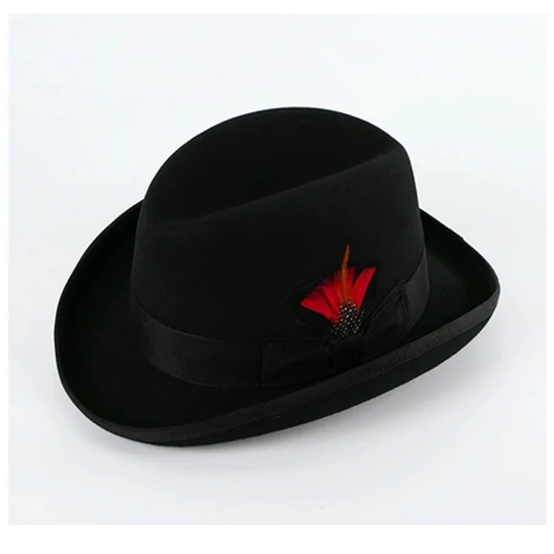 Men-Fedora-Trilby-Jazz-wool-Humboldt-top-hat-Homburg-hip-hop-hat ...