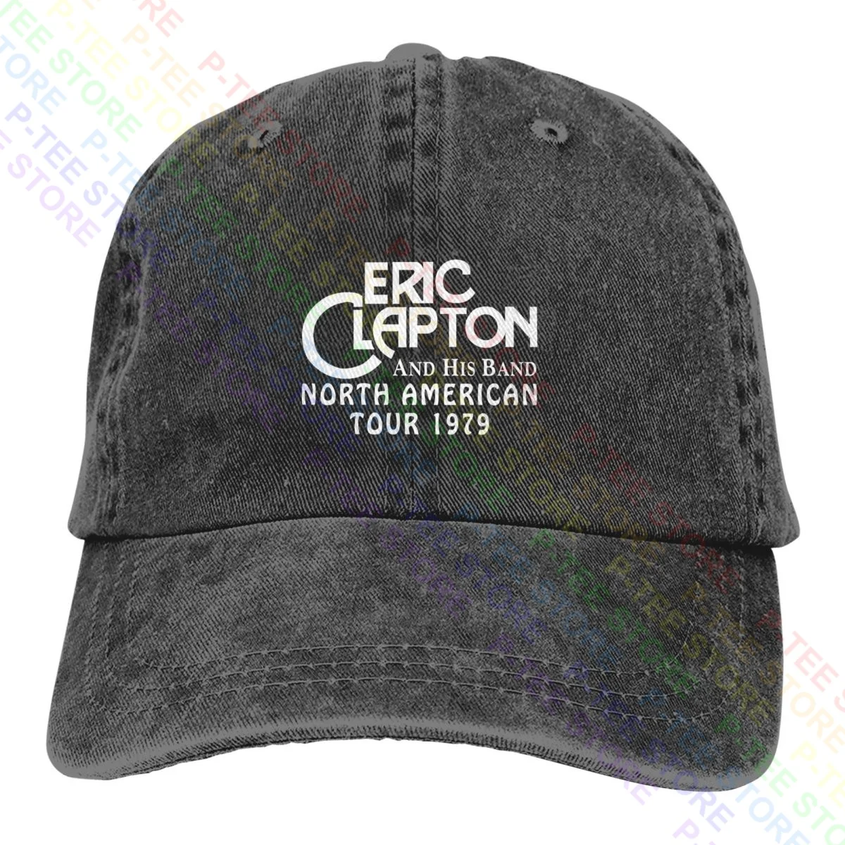 Eric-Clapton-79-Greatest-Guitarist-Rock-Guitarist-Washed-Denim-Baseball ...