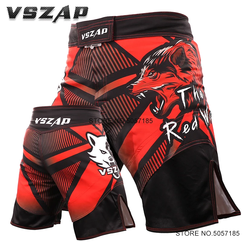 Vszap-mma-wrestling-luta-shorts-lobo-sublimado-jiu-jitsu-bjj-shorts ...