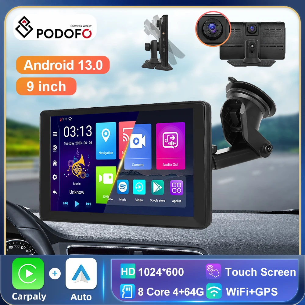 Podofo-9-Android-Car-DVR-Monitor-Android-13-4-64G-Dash-Cam-Carplay-Android-auto-WIFI.jpg