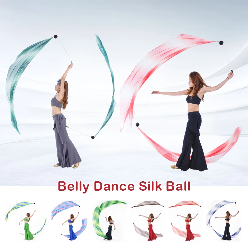 Dancer-Belly-Dance-Silk-Ball-Belly-Dance-Handball-Women-Dance-Veil-Silk ...