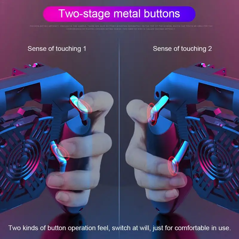 Mobile Phone Gamepad Six Finger All in ones New Silicones Handset Game ...