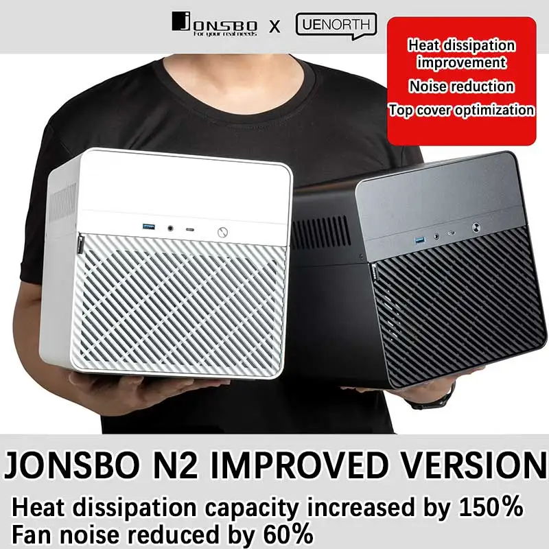 JONSBO-N2-Mini-NAS-Case-ITX-5-1-Disk-Min-iAluminum-with-Steel-Plate ...
