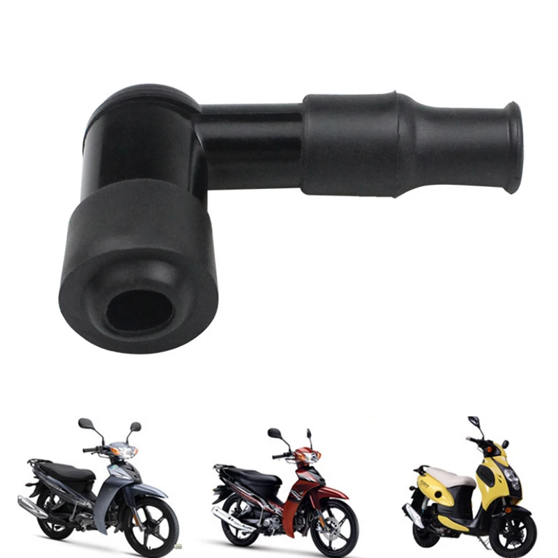 Motorcycle High Performance Spark Plug Cap Universal Rubber Lgnition ...