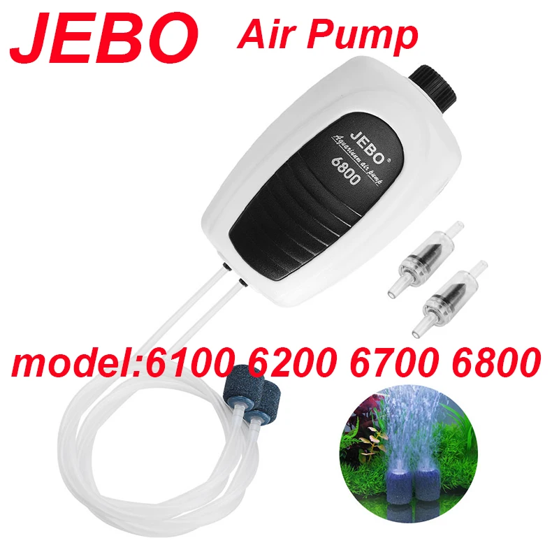 JEBO Fish Tank Oxygen Pump Ultra quiet Fish Tank Aquarium 6100 6200 ...