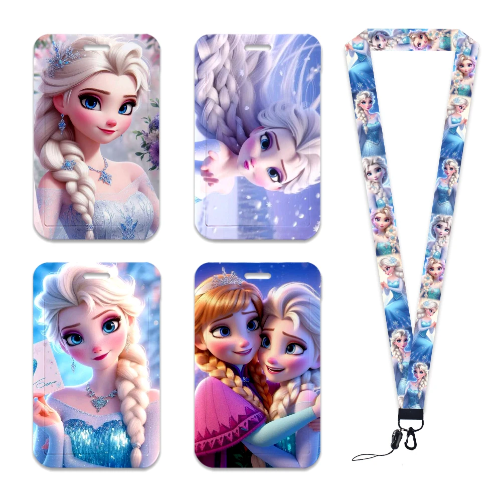 Disney-Frozen-2-Princess-Elsa-Anna-Animeted-Lanyard-Phone-Rope-for-ID ...