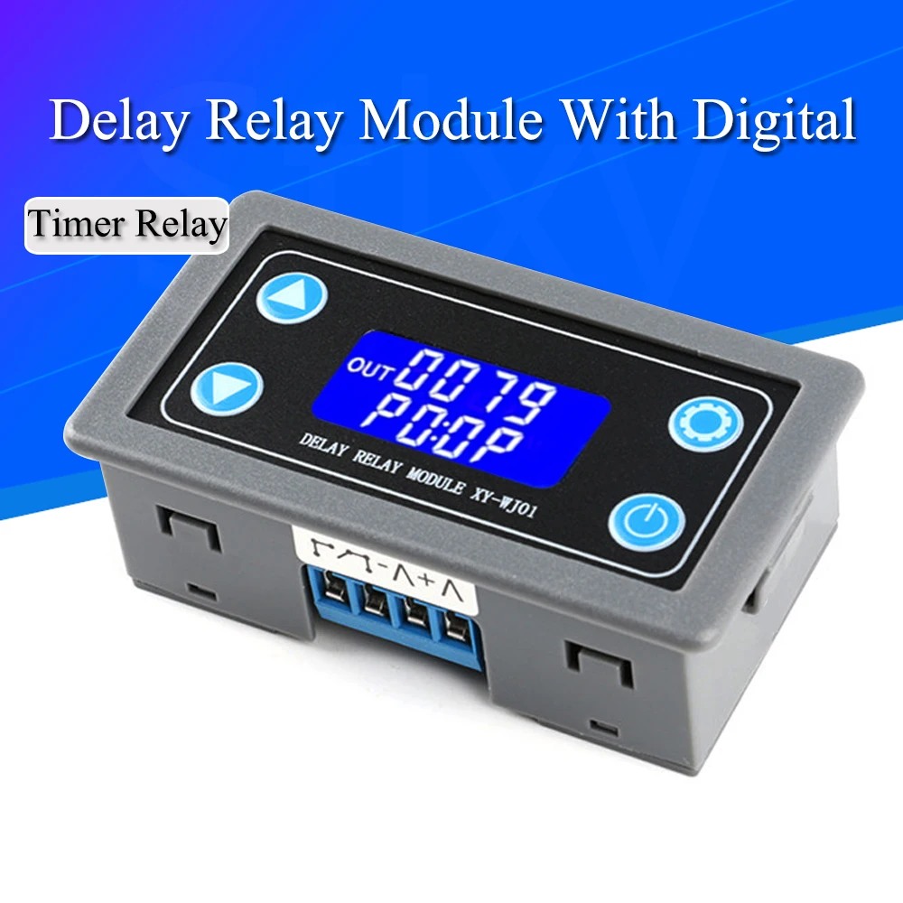 DC12V-LED-Digital-Time-Delay-Relay-Module-Programmable-Timer-Relay ...