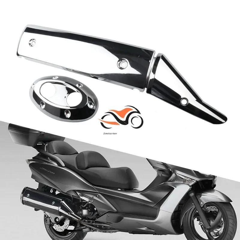 For-Honda-SilverWing-GT-600-400-Motorcycle-Cruise-Scooter-plating-Muffler-Insulation-Cover ...