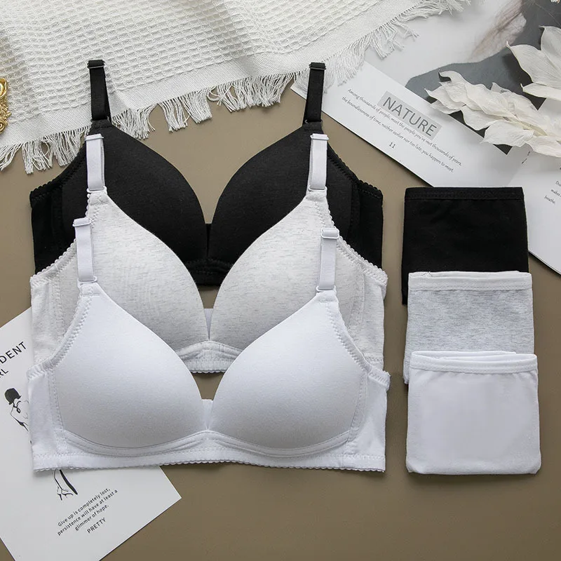 Cotton Developmental Girls' Underwear High School Students' Bra No ...