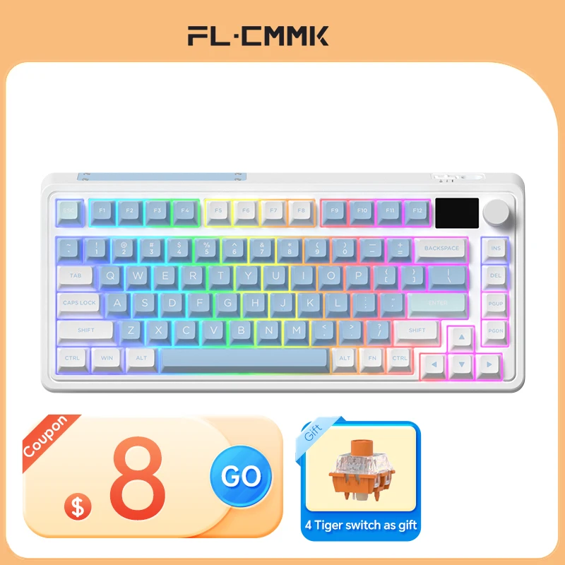 FL-ESPORTS-CMK75-2-4G-Wireless-Bluetooth-Wired-Mechanical-Keyboard ...