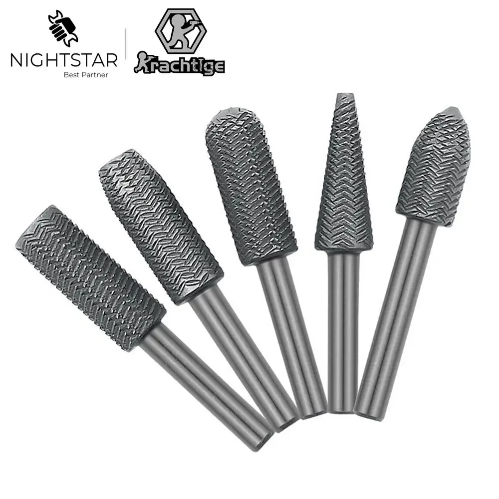 5pcs-Rotary-Steel-File-6mm-Shank-Wood-Drill-Bits-Burrs-Metal-Grinding ...