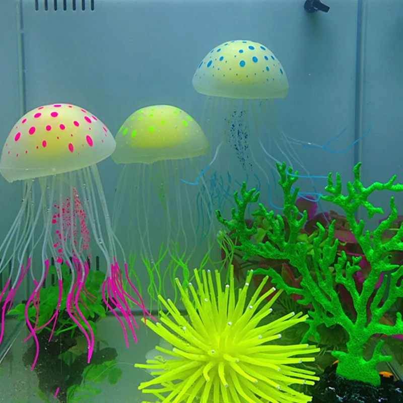 Fish-Tank-Decorations-Artificial-Glowing-Moon-Jellyfish-Fish-Tank ...